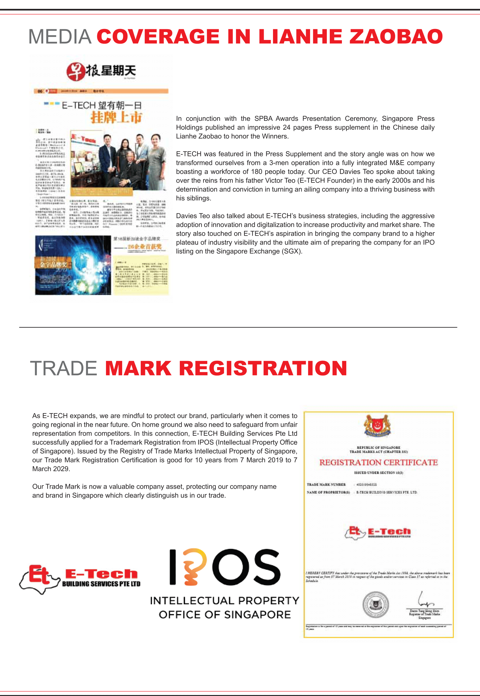 E-TIMES NEWSLETTER – ISSUE 4, JANUARY 2020 – E-Tech Building Services